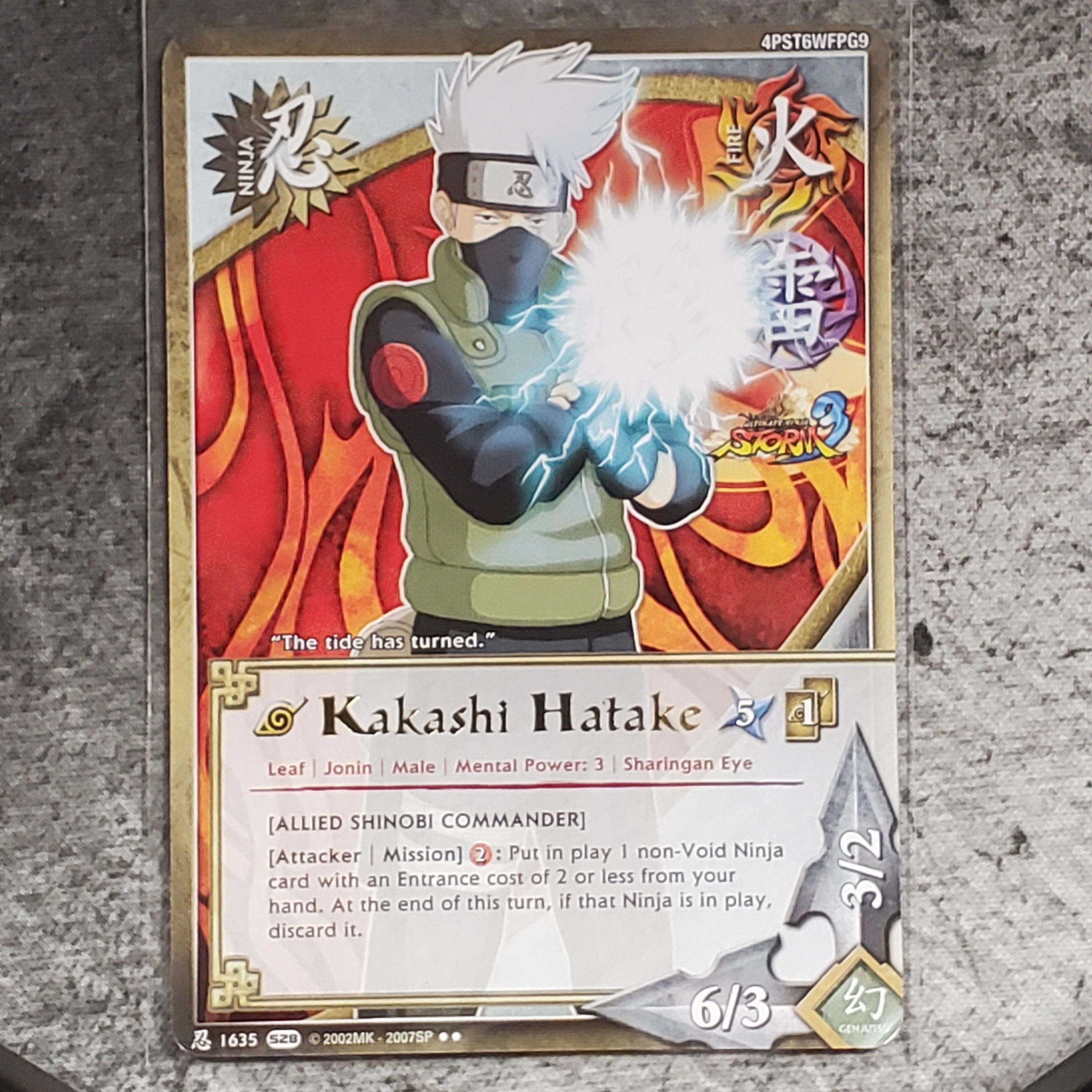 Kakashi Hatake [Allied Shinobi Commander] 1635 Rare S28 Ultimate Ninja ...